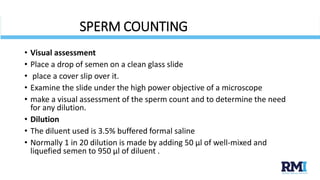 Semen Analysis Procedure