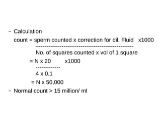 Semen analysis | ODP