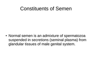 Semen analysis | ODP
