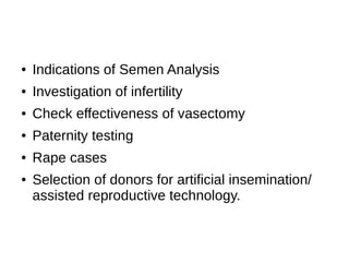 Semen analysis | ODP
