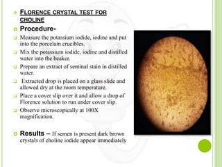 Semen analysis | PPTX