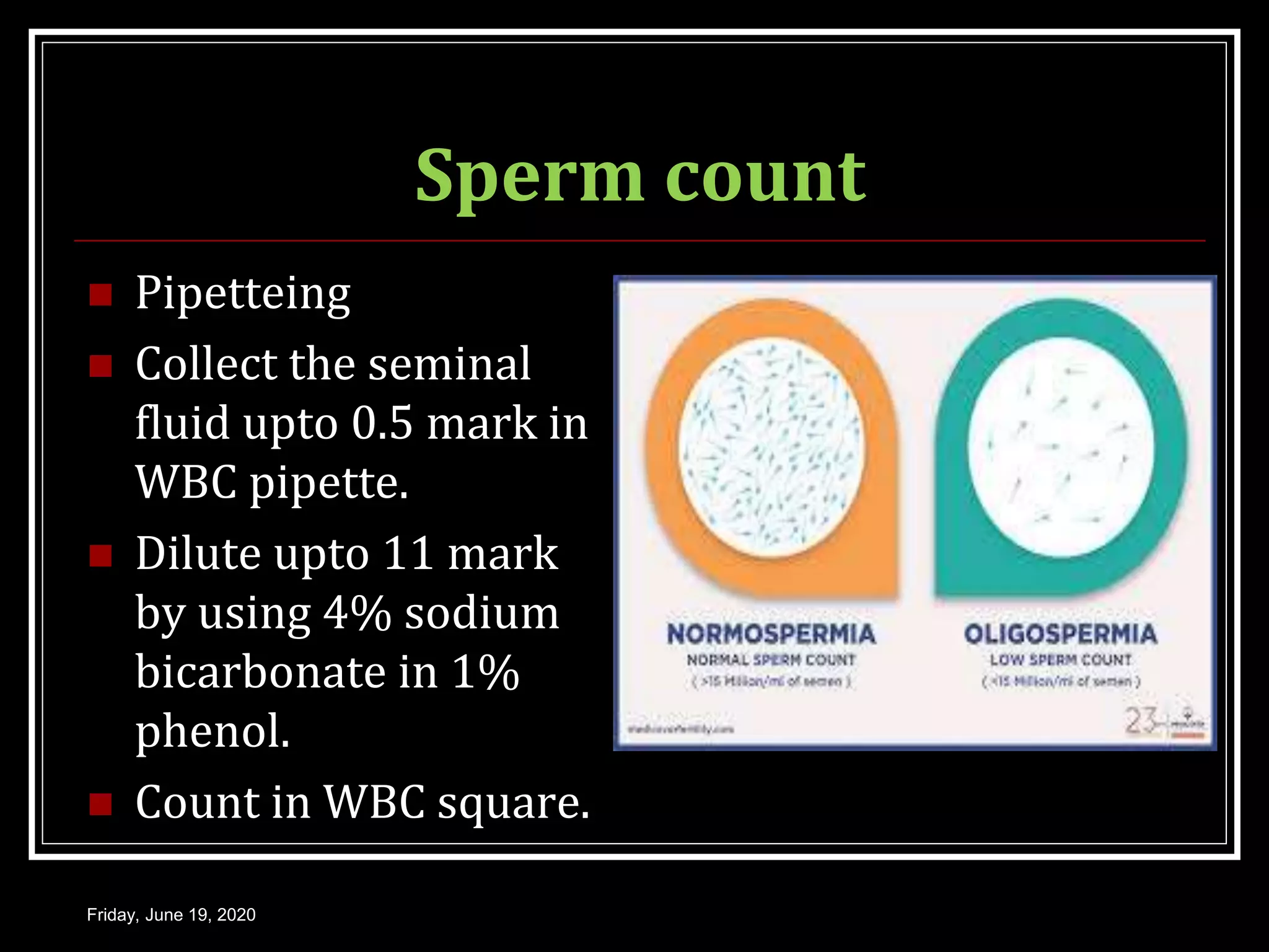 Semen analysis | PPTX