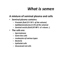Semen analysis | PPT