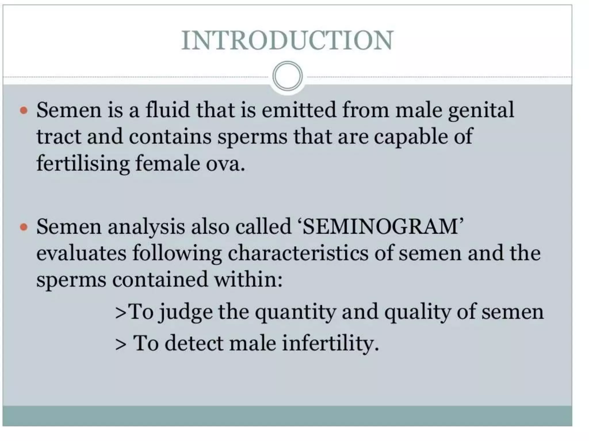 Semen analysis | PDF