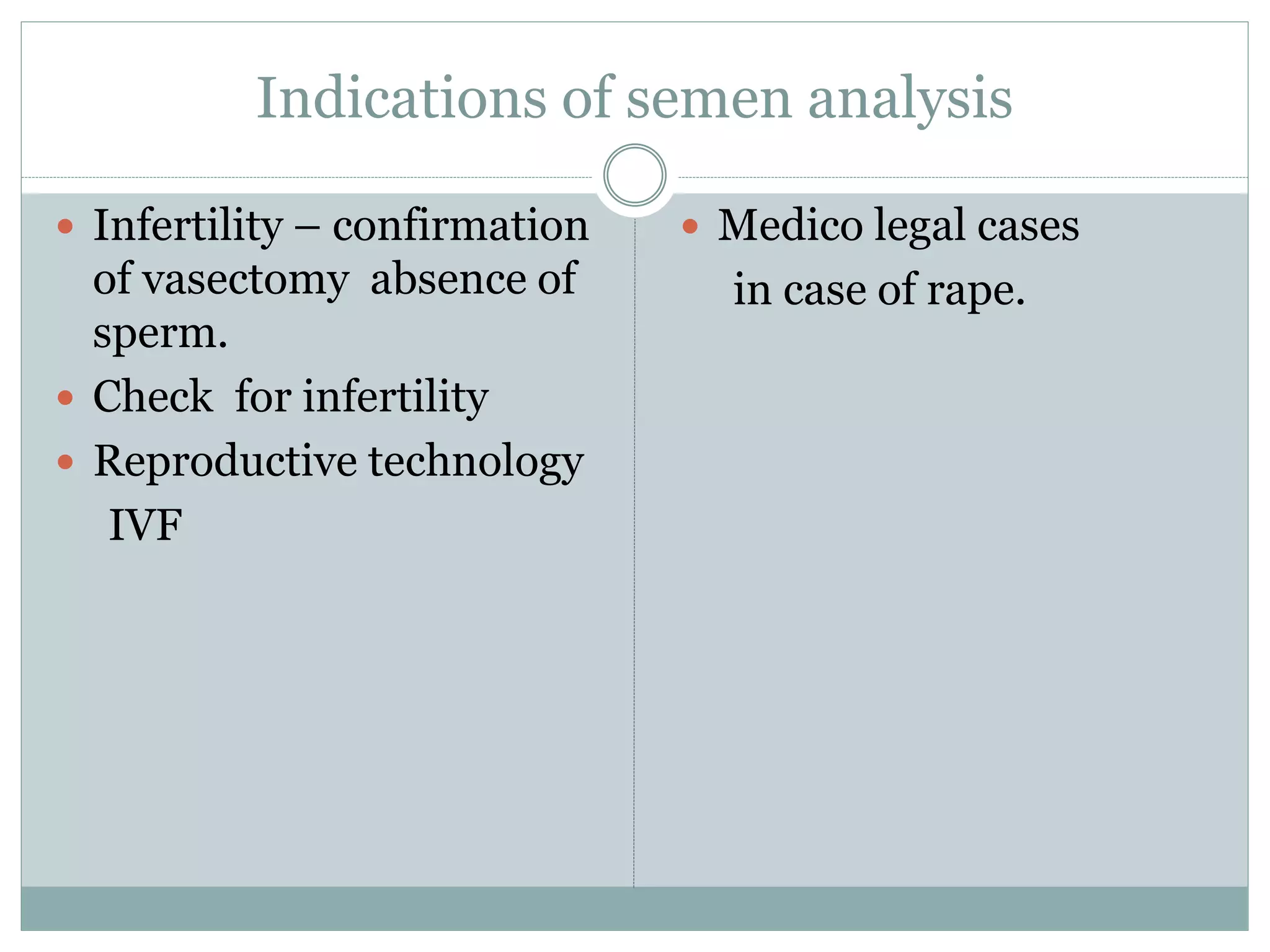 Semen analysis | PDF