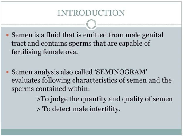 Semen analysis | PDF