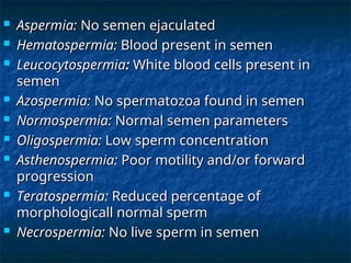 Semen Analysis. laboratory body fluid .ppt