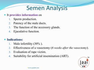 Semen analysis dr kamlesh | PPT