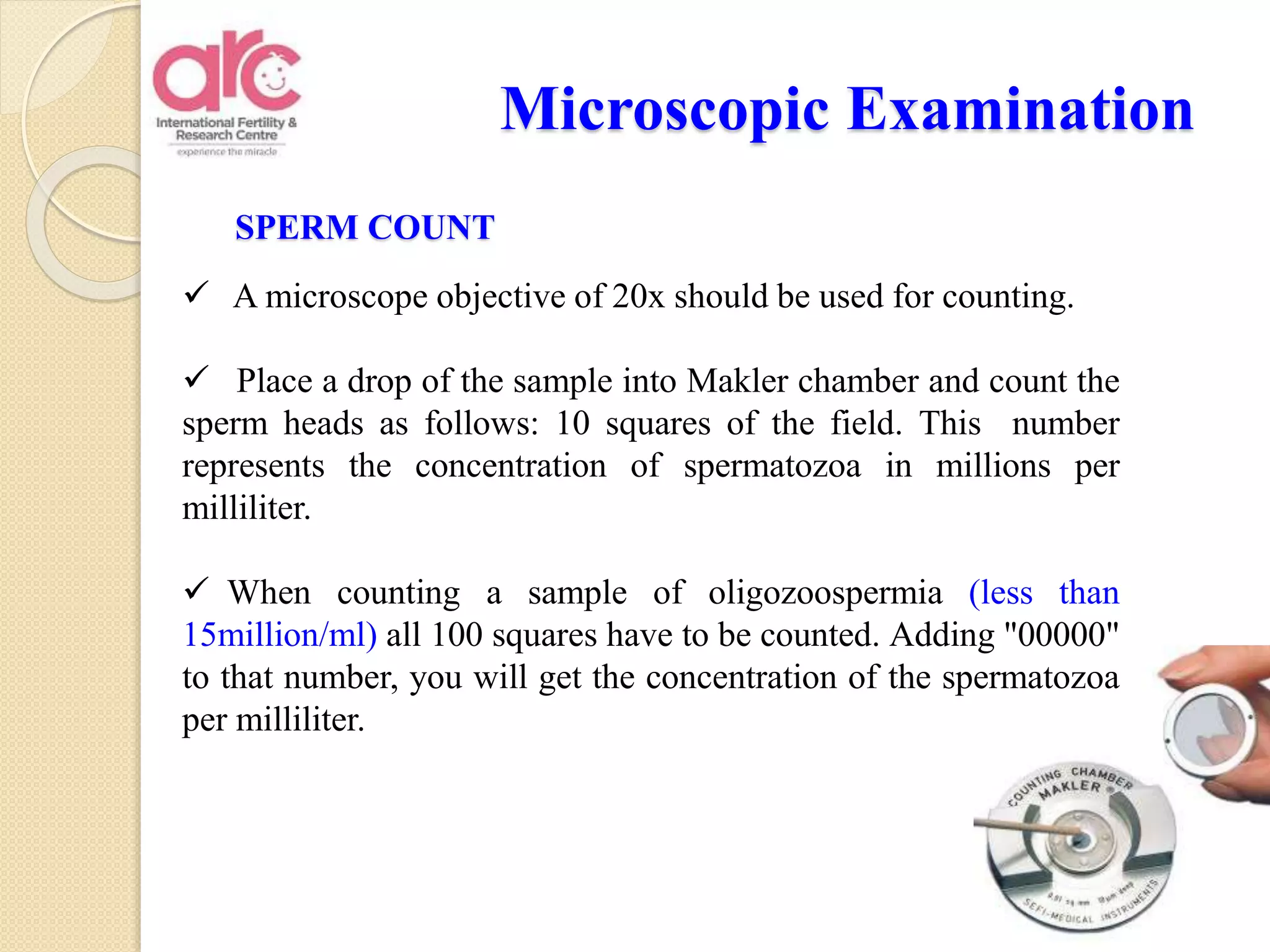 Semen analysis by Dr.Renukadevi | PPTX