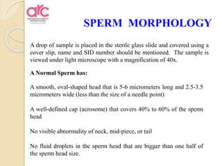 Semen analysis by Dr.Renukadevi | PPTX