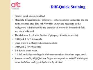 Semen analysis by Dr.Renukadevi | PPTX