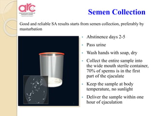 Semen analysis by Dr.Renukadevi | PPTX