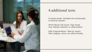 semen analysis, examination of semen.pptx | Infertility | Reproductive ...
