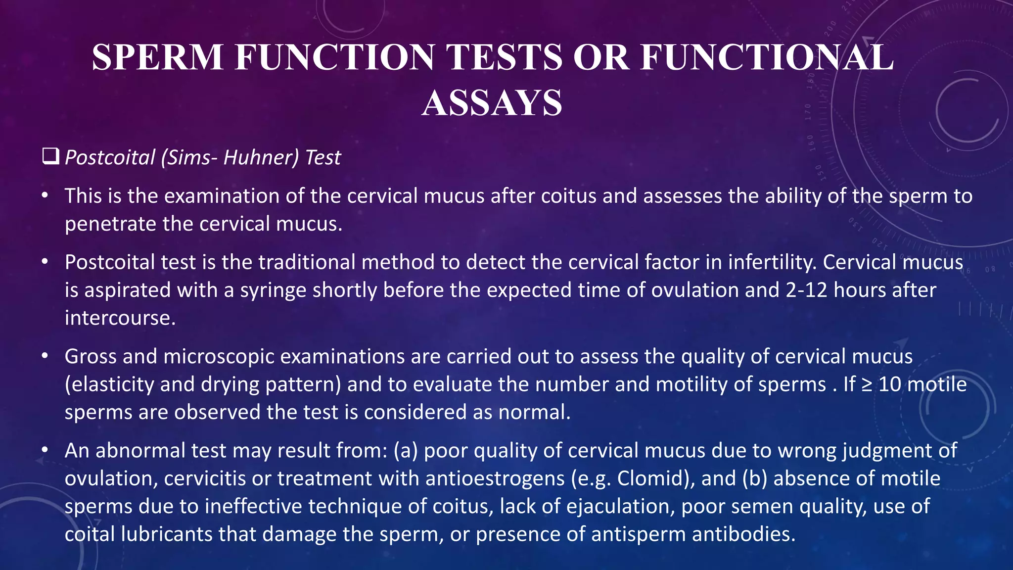 Semen analysis or seminal fluid analysis | PPTX