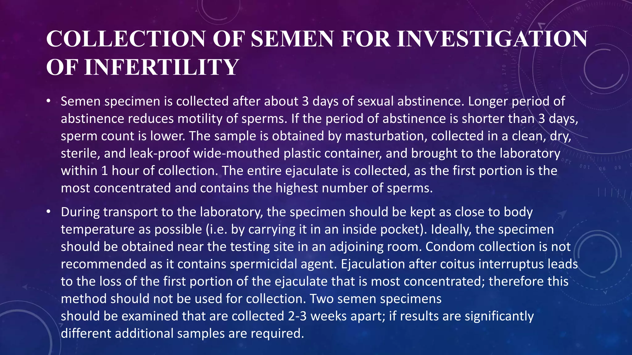 Semen analysis or seminal fluid analysis | PPTX
