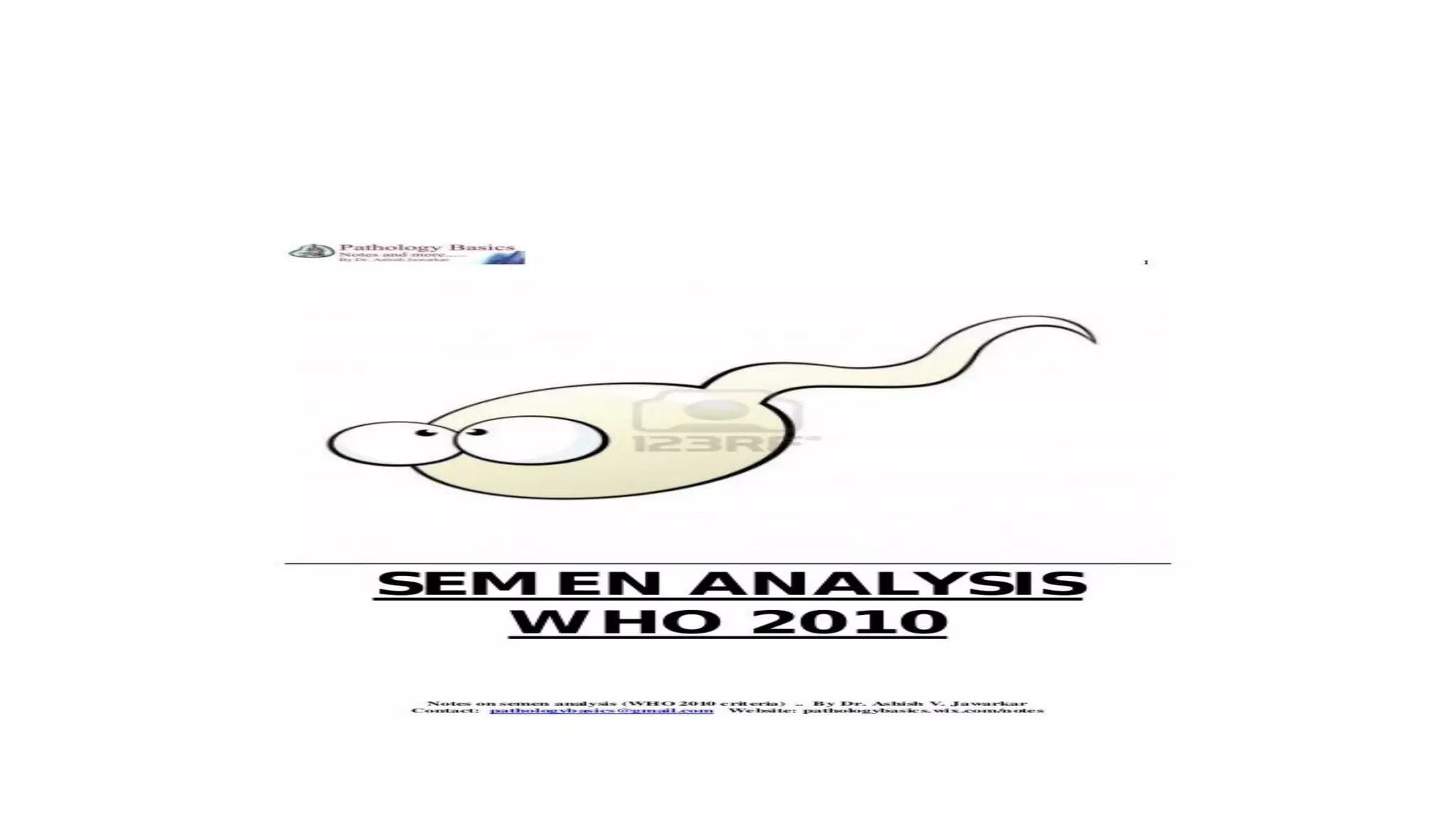 Semen Analysis Ppt