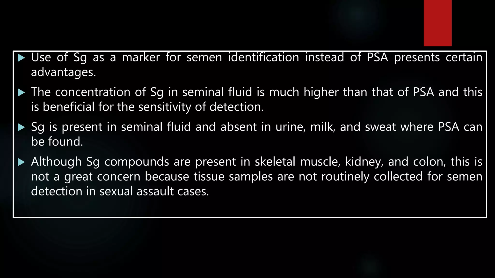 Semen Analysis Methods -Forensic Biology | PPTX