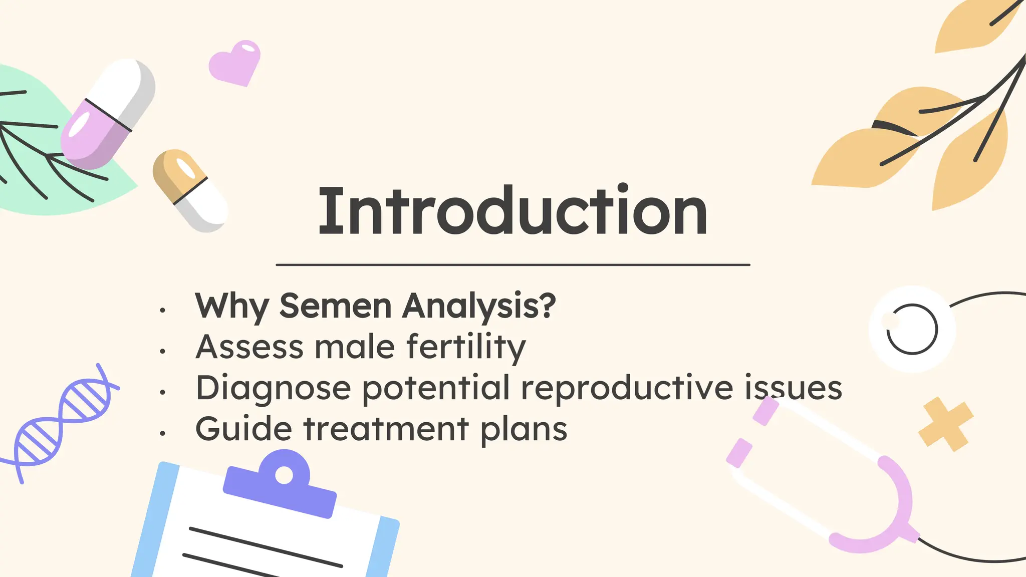 SEMEN ANALYSIS TEST AT HOME - SEMEN ANALYSIS PROCEDURE | PPTX