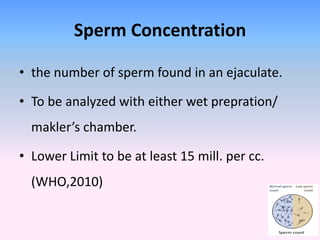 SEMEN ANALYSIS & W.H.O CRITERIA 2010 | PDF