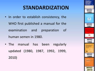 SEMEN ANALYSIS & W.H.O CRITERIA 2010 | PDF