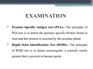SEMEN AND ITS EXAMINATION by divit .pptx