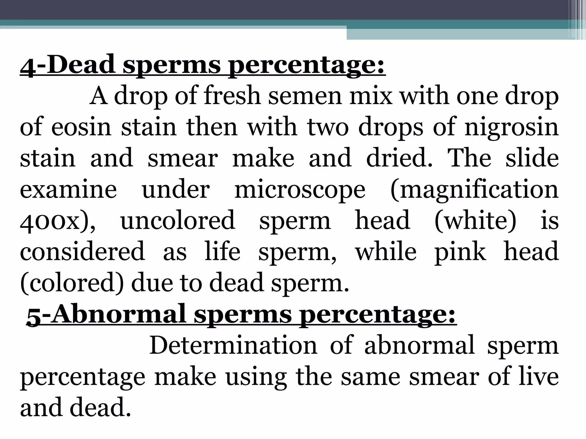 Semen evaluation | PPT