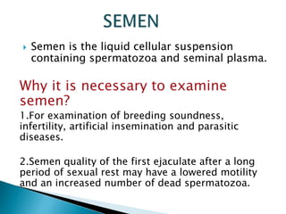 Semen Evaluation | PPTX