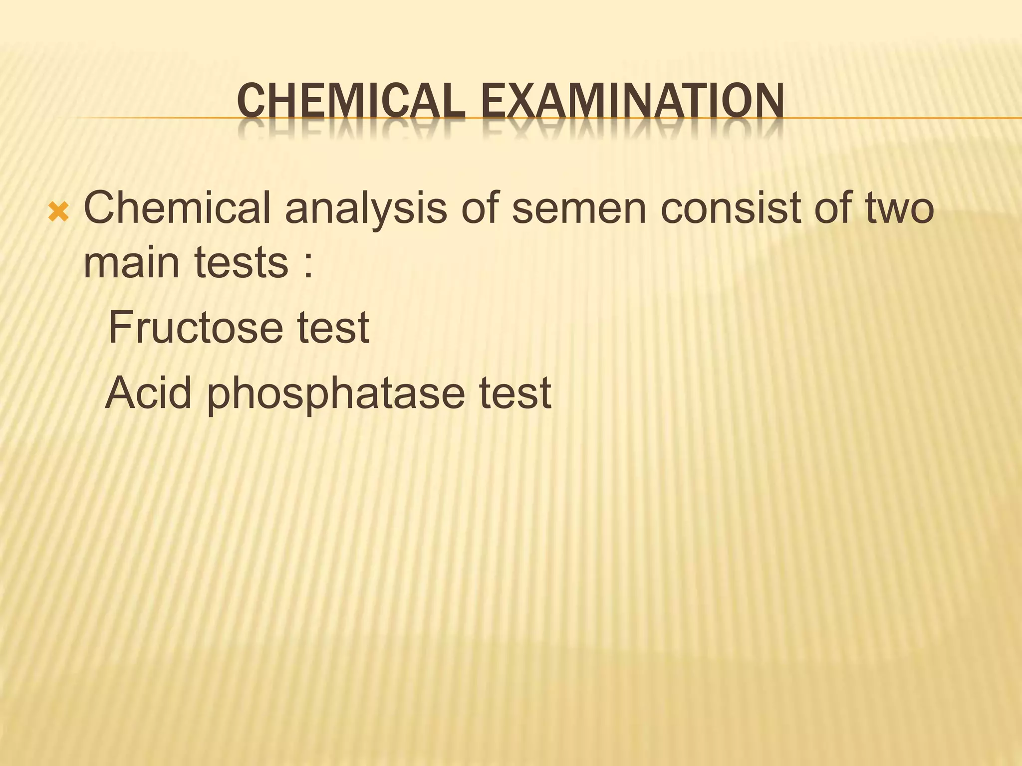 Semen examination | PPTX