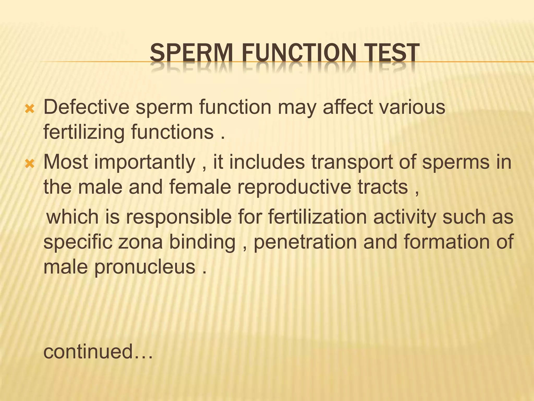 Semen examination | PPTX