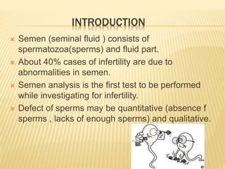 Semen examination | PPT
