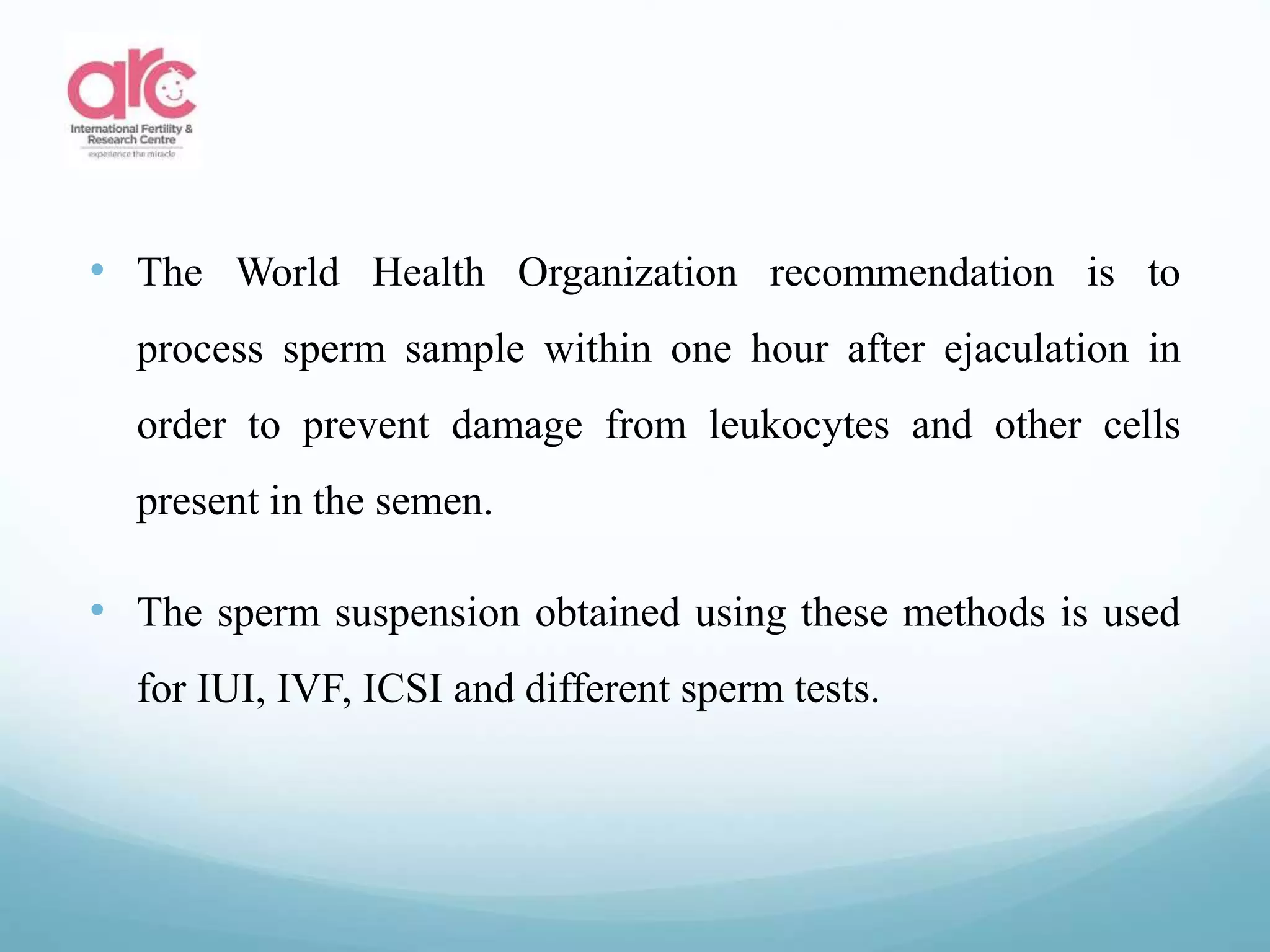 Sperm preparation by Dr.Renukadevi | PPTX