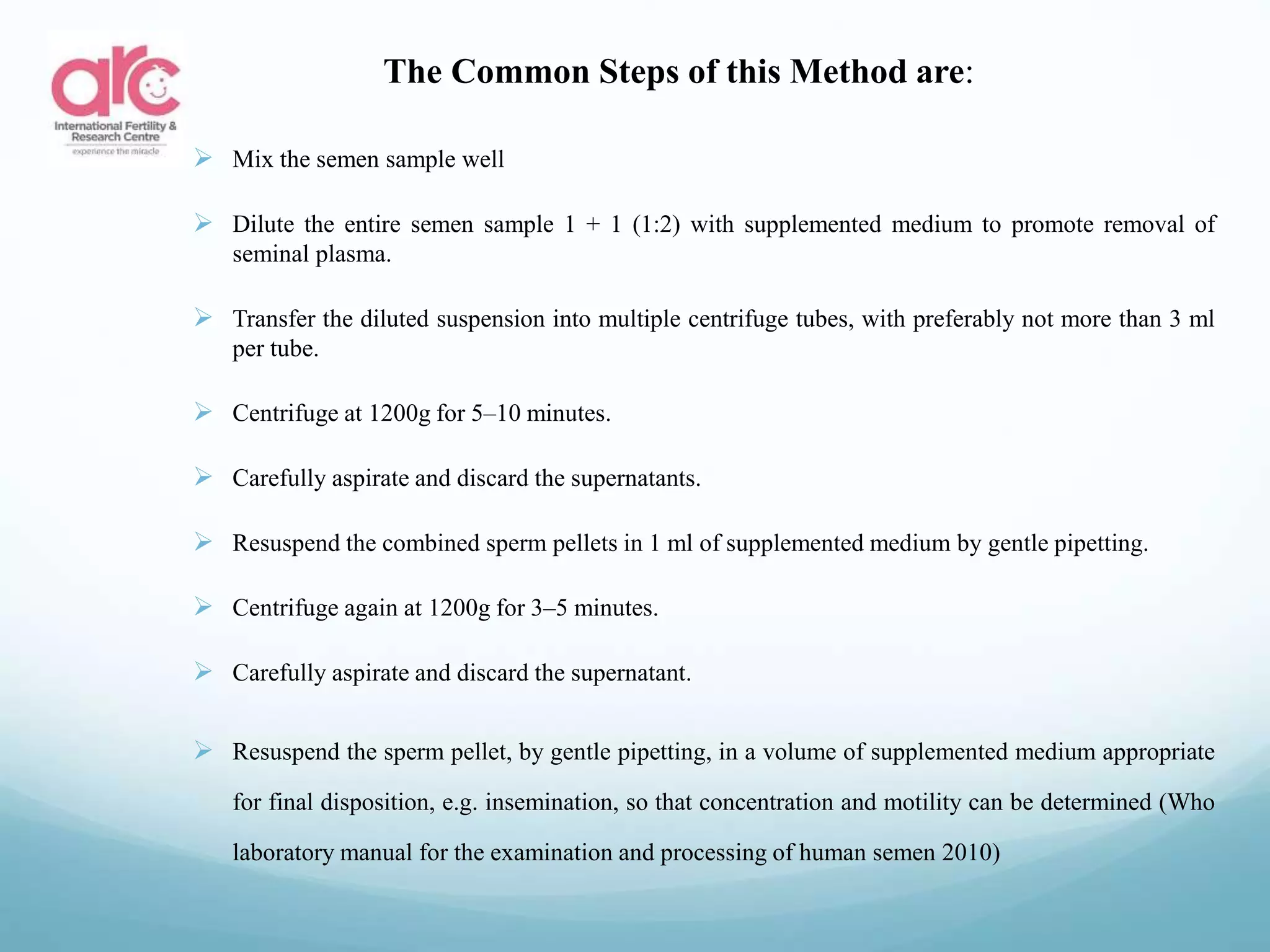 Sperm preparation by Dr.Renukadevi | PPTX