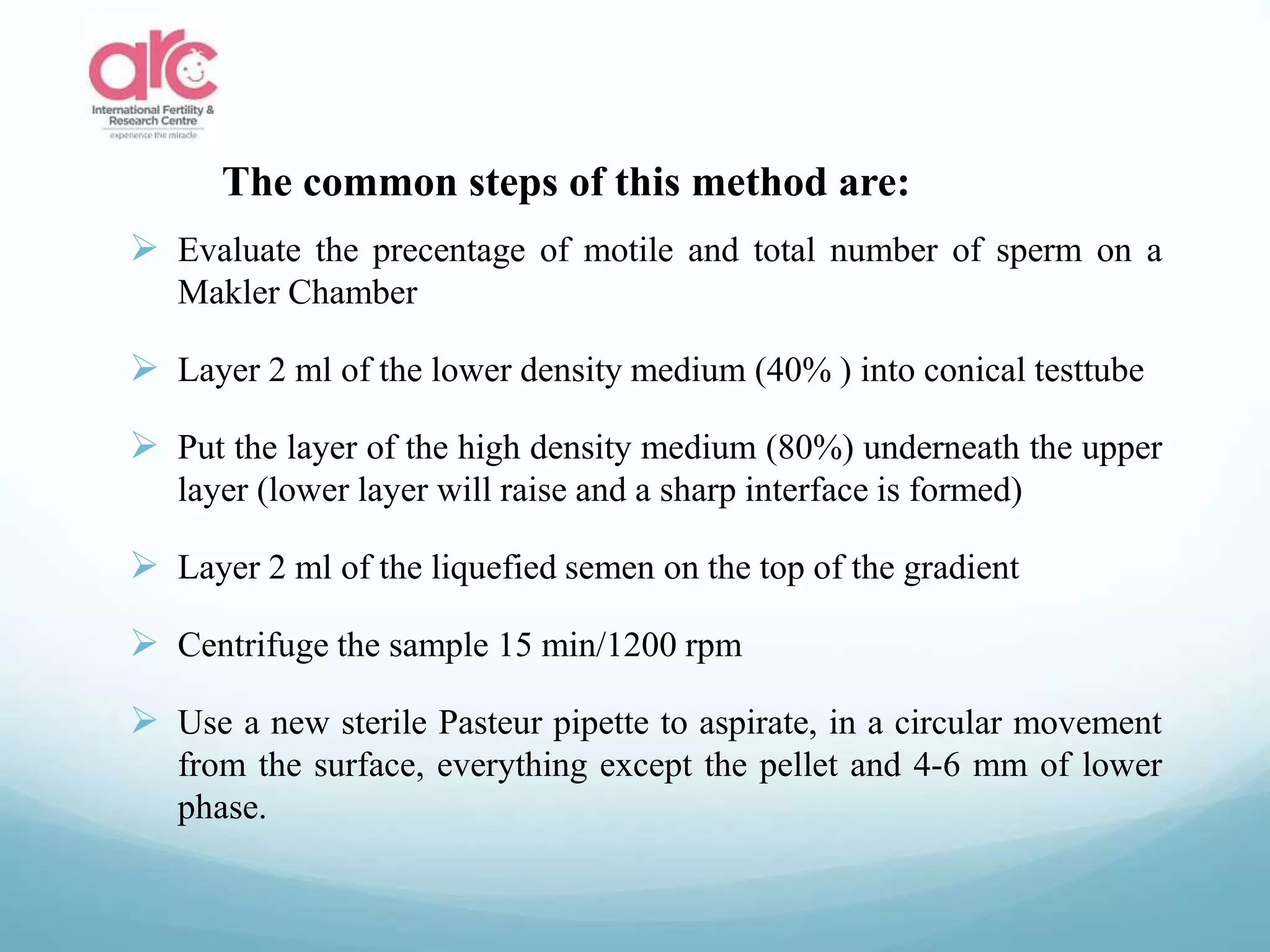 Sperm preparation by Dr.Renukadevi | PPTX