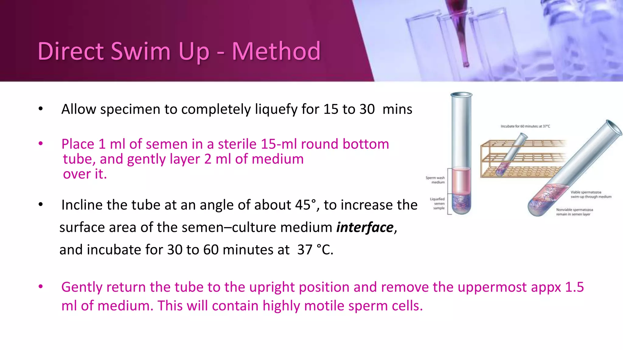 Semen Preparation Methods - Principles & Techniques | PPTX