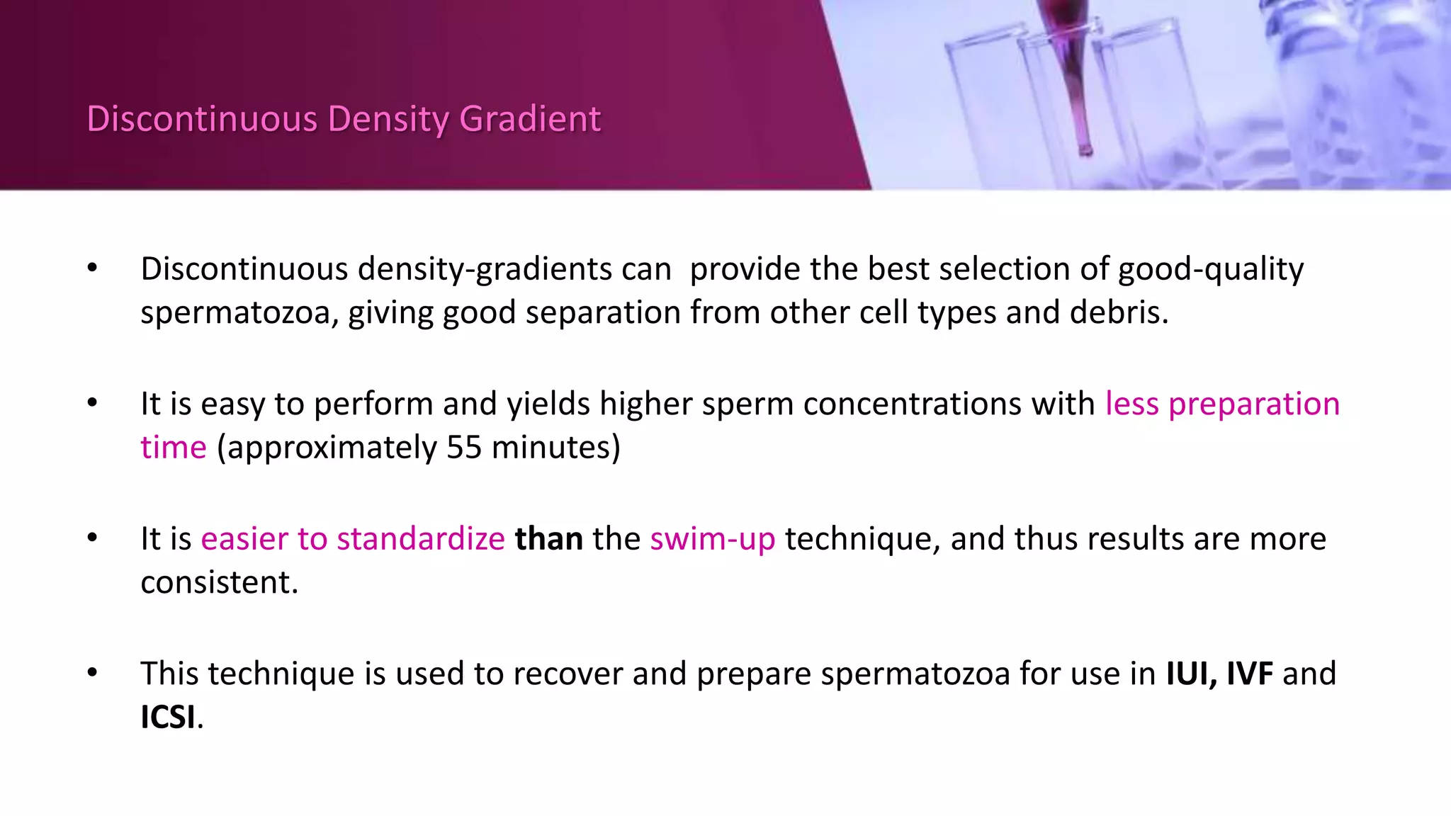 Semen Preparation Methods - Principles & Techniques | PPTX