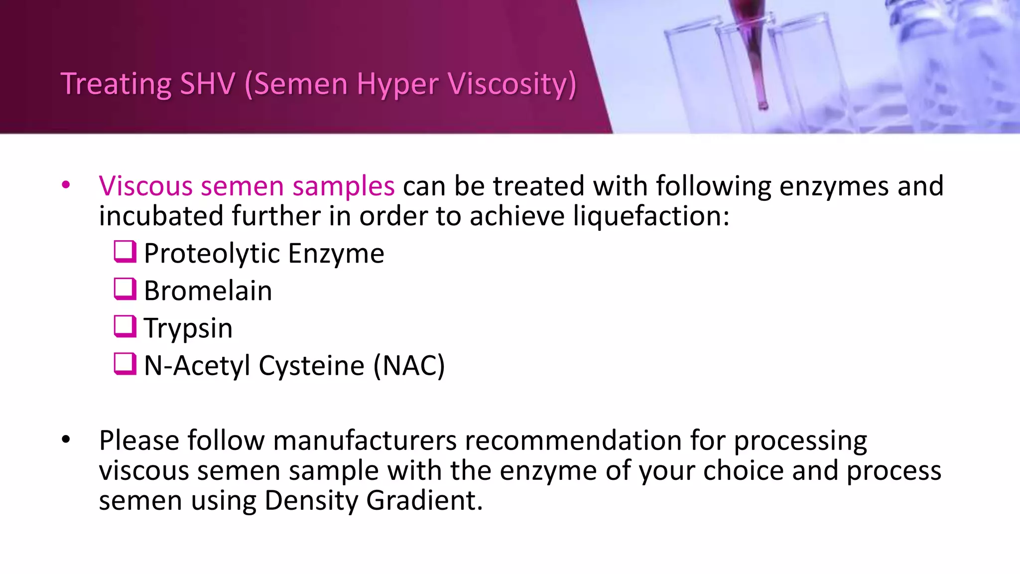 Semen Preparation Methods - Principles & Techniques | PPTX