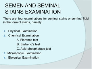 SEMEN & SEMINAL STAINS.pptx