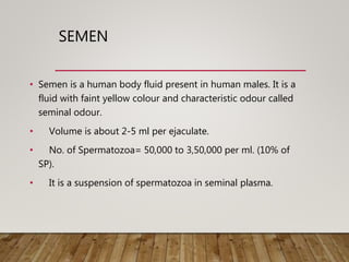 Semen Analysis | PPTX