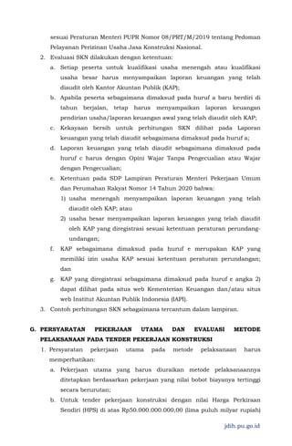 Se menteri pupr22-2020 | PDF