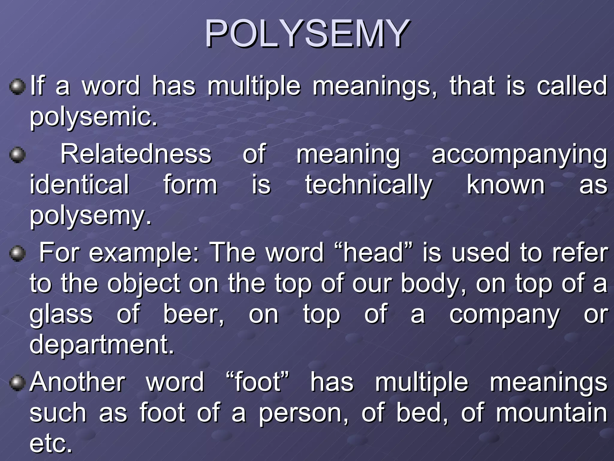 Sementic Structure | PPT