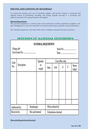 Materials Managment System For Organizations | PDF
