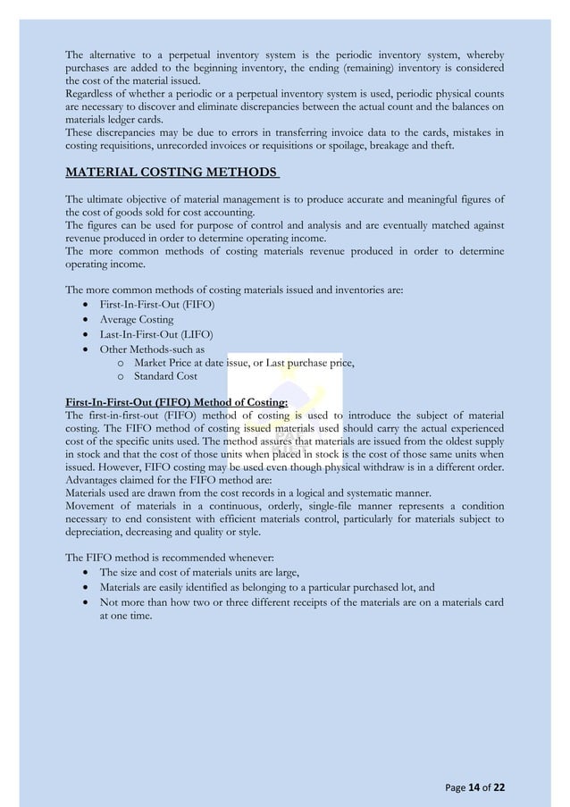 Materials Managment System For Organizations | PDF