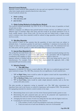 Materials Managment System For Organizations | PDF