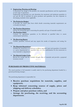 Materials Managment System For Organizations | PDF