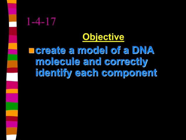 DNA structure lesson | PPTX