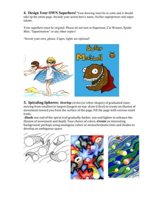 Semester 2 sketchbook assignments | PDF | Drawing and Sketching | Arts ...