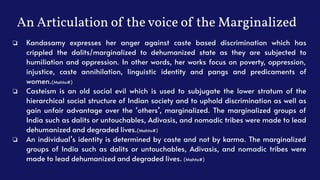 "The Art of Rebellion: Meena Kandasamy's Dalit Voice in Literature" | PDF