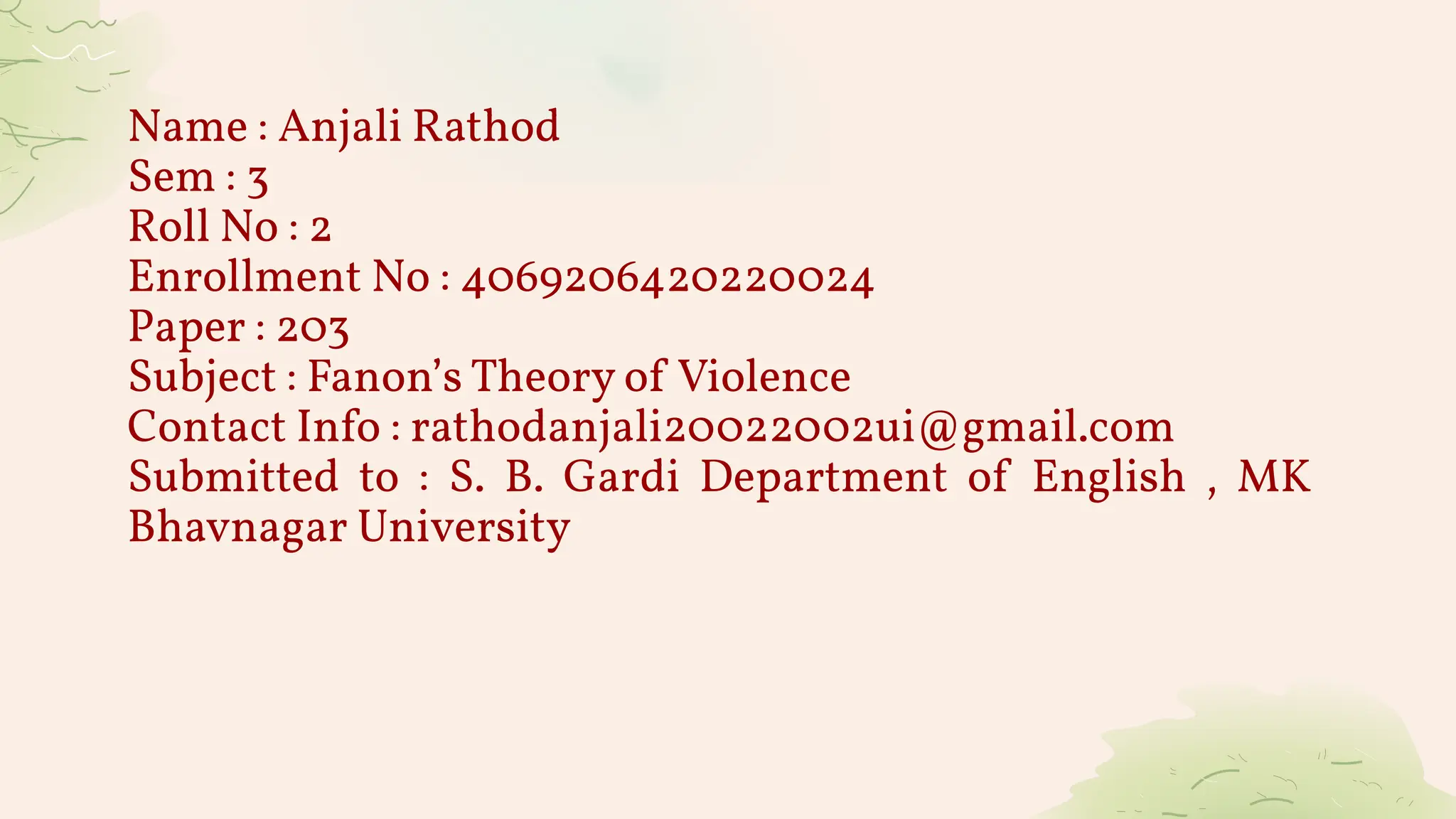 Fanon’s Theory of Violence | PDF