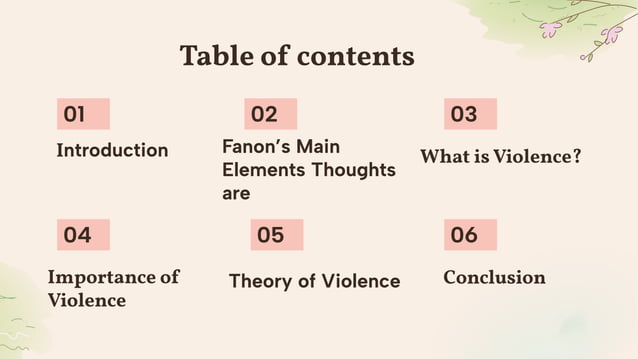 Fanon’s Theory of Violence | PDF