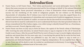 Fanon’s Theory of Violence | PDF